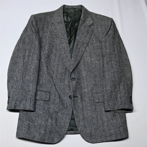 Towncraft | Suits & Blazers | Vtg 9s Towncraft 43r 44r Gray Herringbone ...